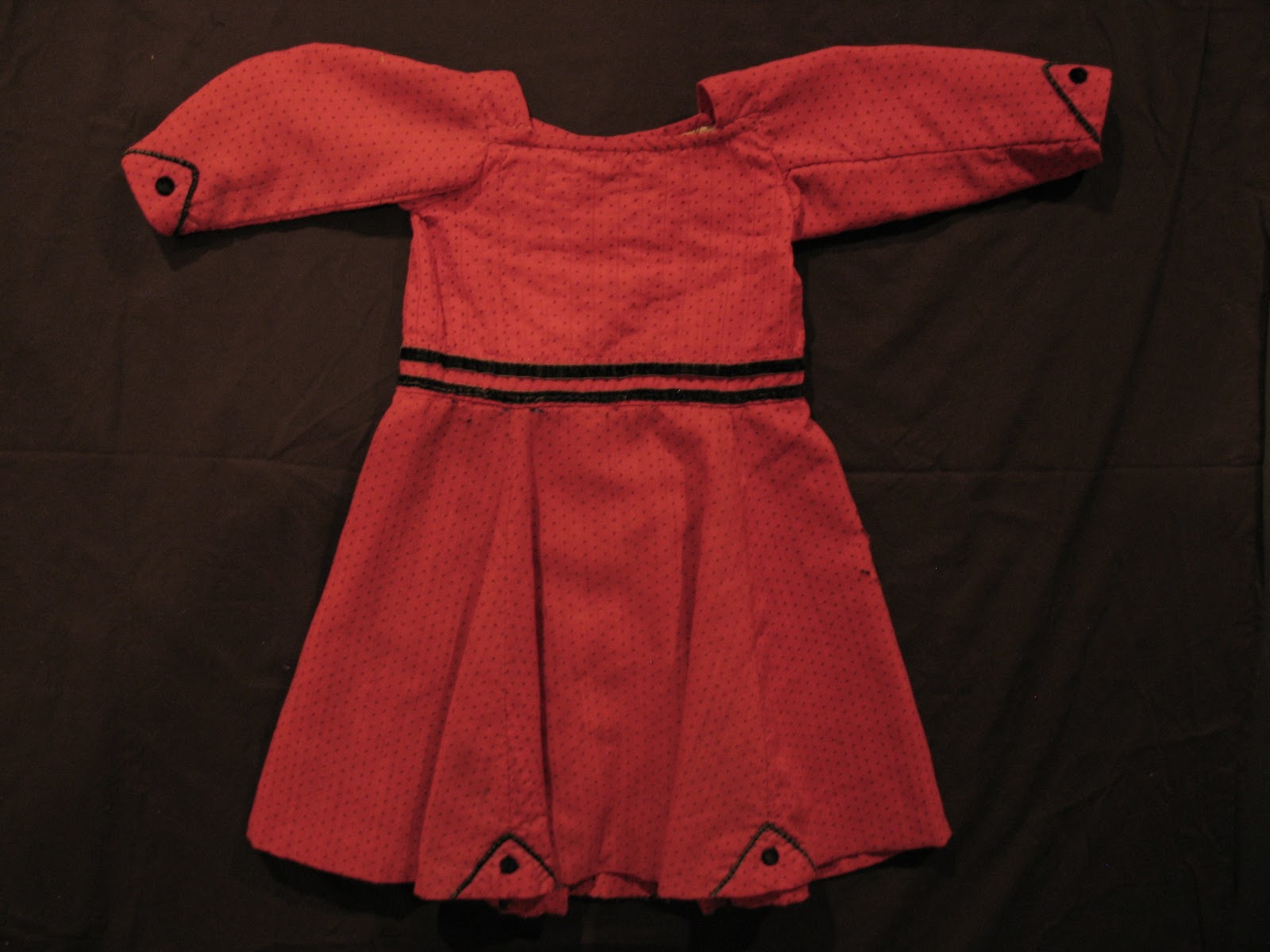 Maida Today: Antique Red Boy's Dress