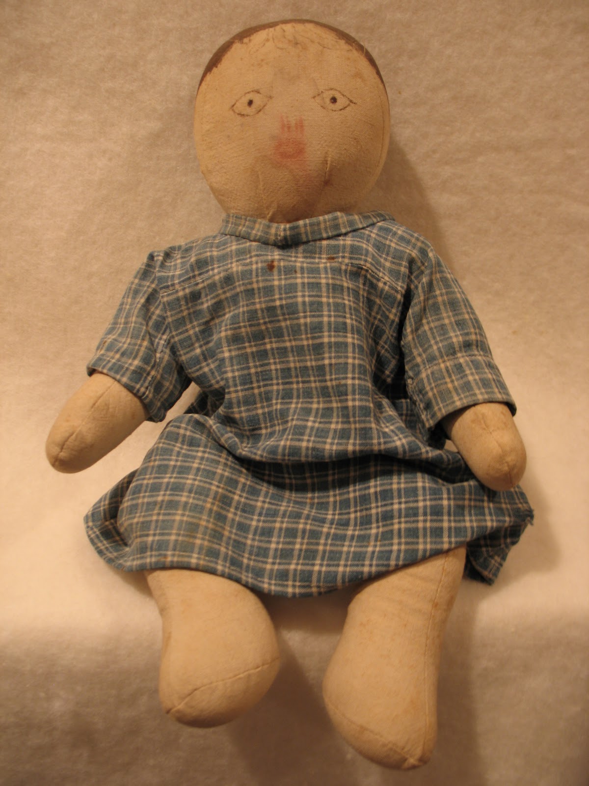 Northdixie Designs Shop: SOLD Vintage Folk Art Cloth Doll - Lancaster, PA