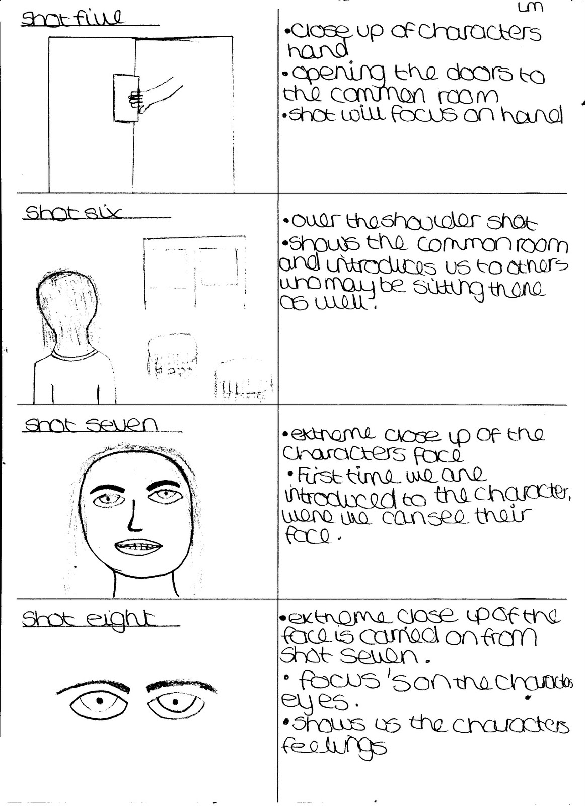 Sam's Media AS Blog: Shooting Map, Shot List and Storyboard for Filming ...