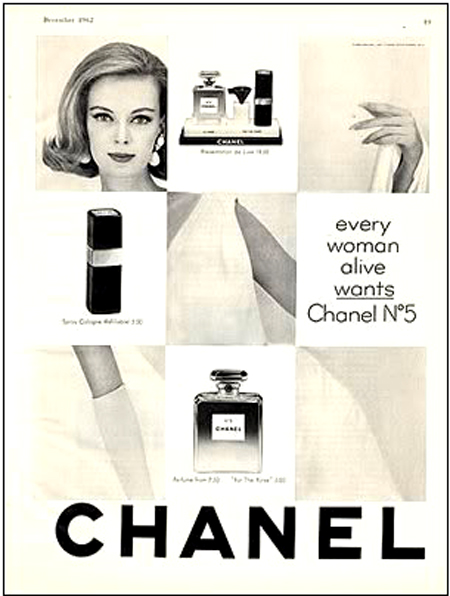 chanel NO5: History of Chanel No.5 Ads