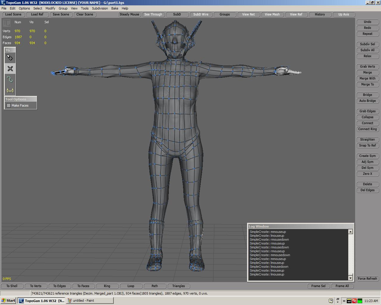 The Daily Blogg...: retopo character..