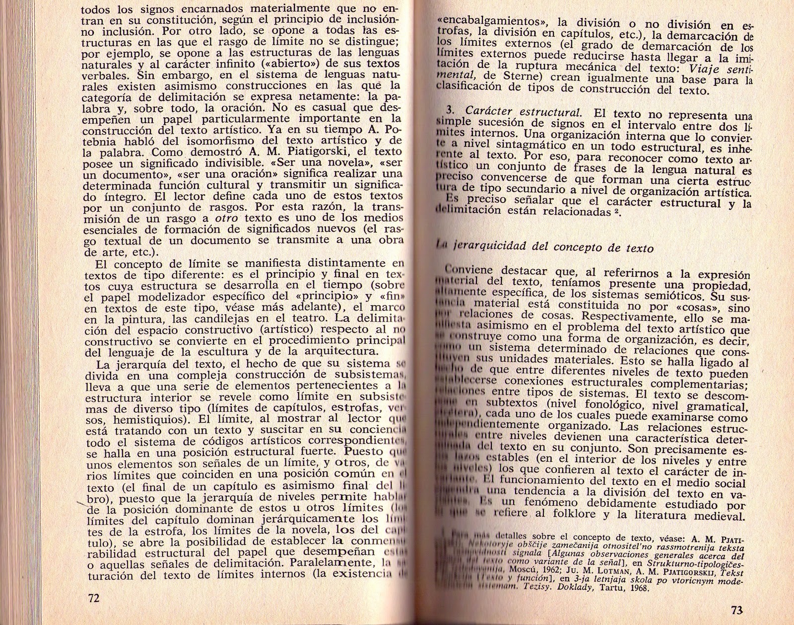 MetodologíaIL: Lotman. El concepto de texto
