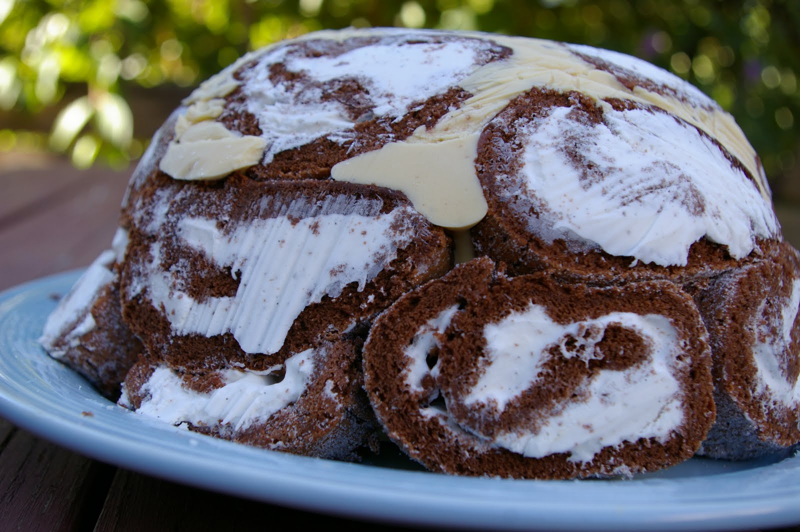 The Bobwhites: July Daring Bakers Challenge: Swiss swirl ice cream cake ...