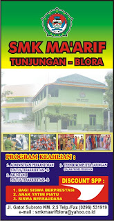 GAMBAR SMK MAARIF: GAMBAR GEDUNG SMK MA'ARIF BLORA