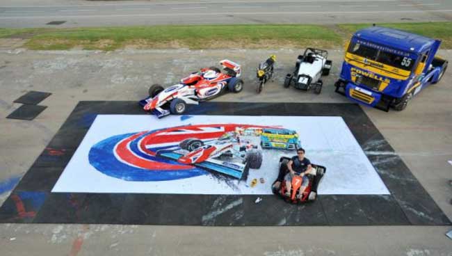 Nothing To Do With Arbroath: Artist Ian Cook uses motor vehicles to ...