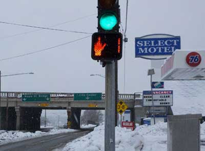 Nothing To Do With Arbroath: Crossing sign gives pedestrians the middle ...