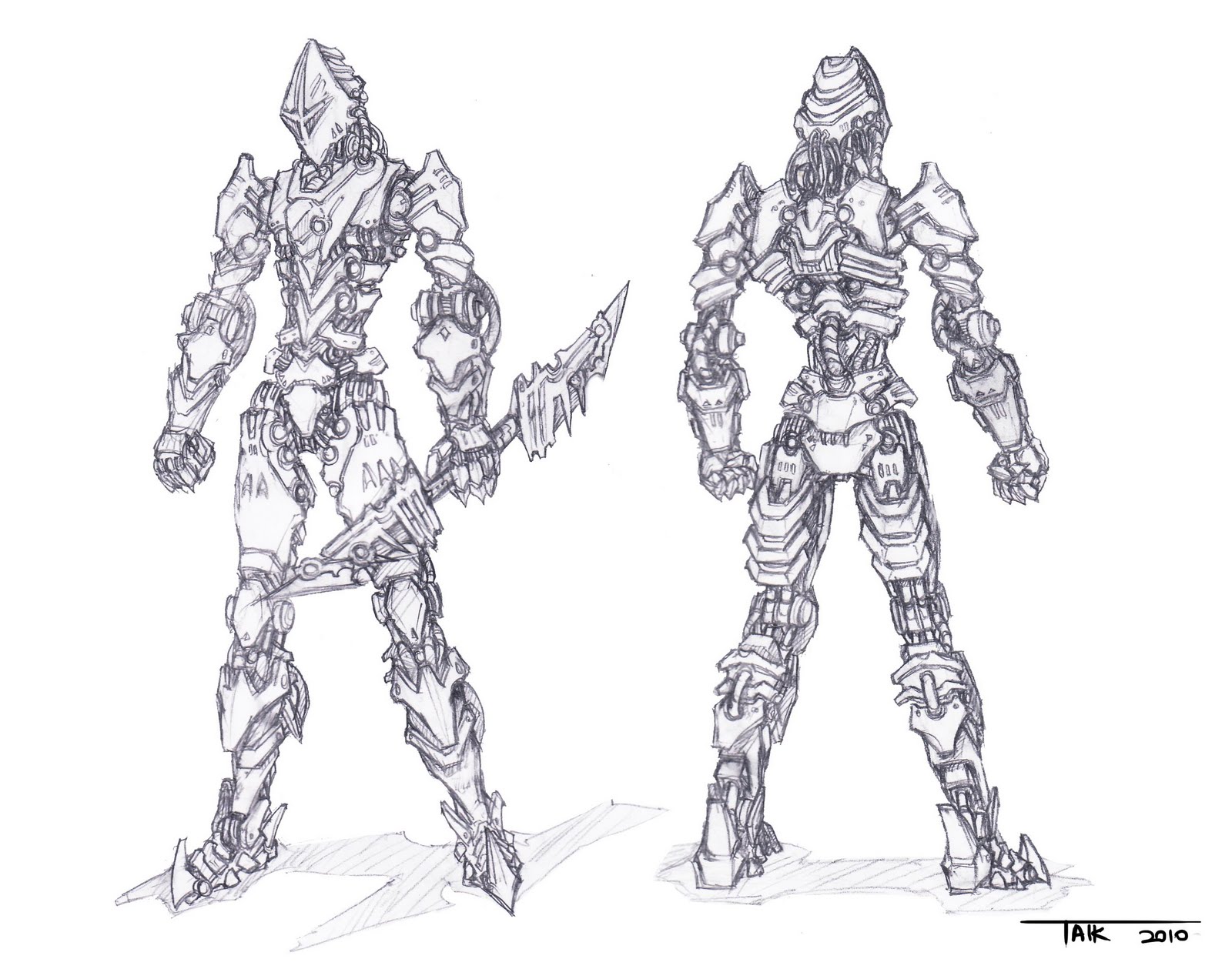 TaT's Art: Trax Sketch