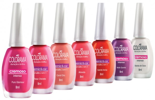 TABELA DE CORES ESMALTE COLORAMA 2010-2011