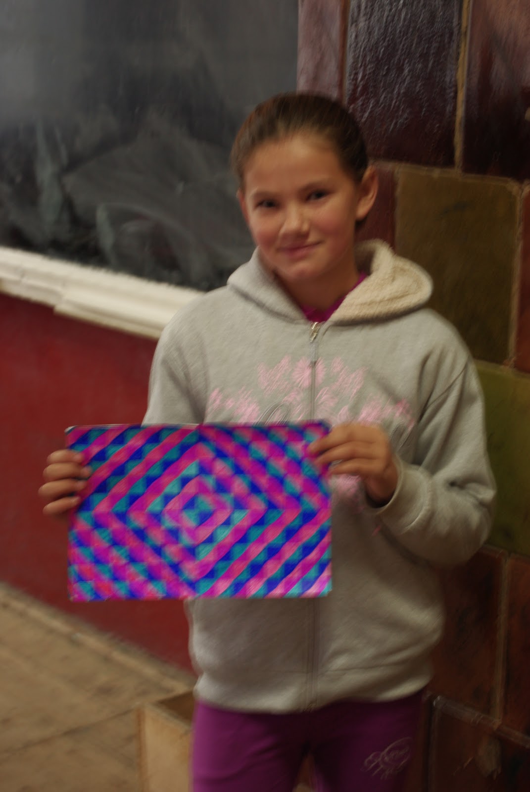 Profesor-Vasile Emanuel Urda: compozitie decorativa - cl V-VI Cornesti