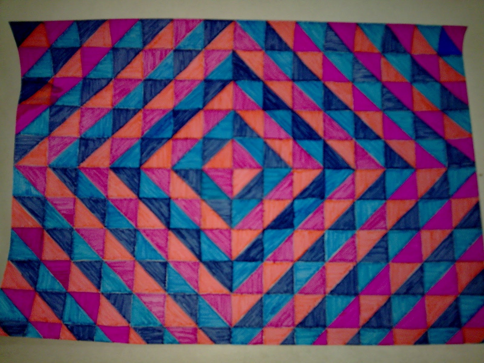 Profesor-Vasile Emanuel Urda: compozitie decorativa - cl V-VI Cornesti