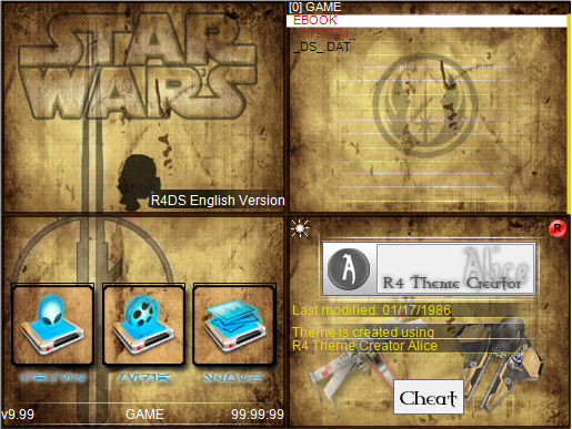 Grillo's freak place: Tutorial: Skins para menú de R4i.