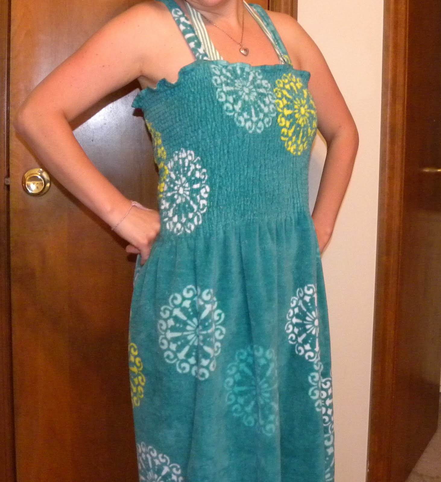 From The Hive: towel wrap dress