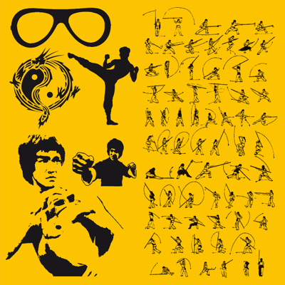 Gallery Vector Art: "Bruce Lee collection"