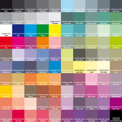 "CMYK scale" | ART-TEMPLATE