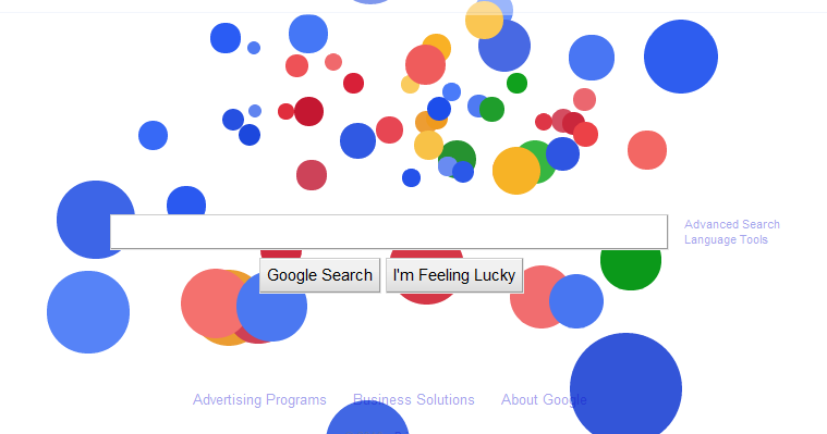 Digital Worshiper: What's the Meaning Behind Google's Bouncing Balls Logo