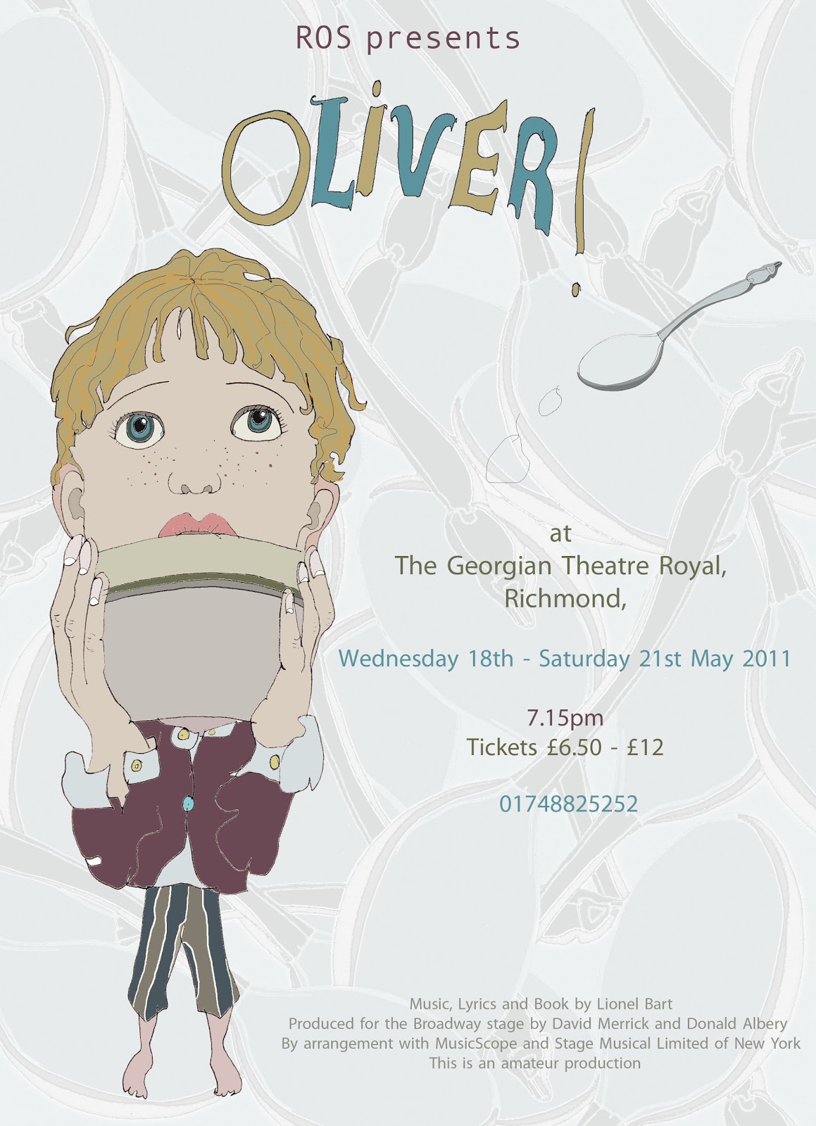 Waistell's Whimsical Wonderland . . . . : Oliver! - Sample posters I ...