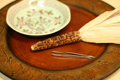 Our School House: Montessori ~ Tweezing Corn