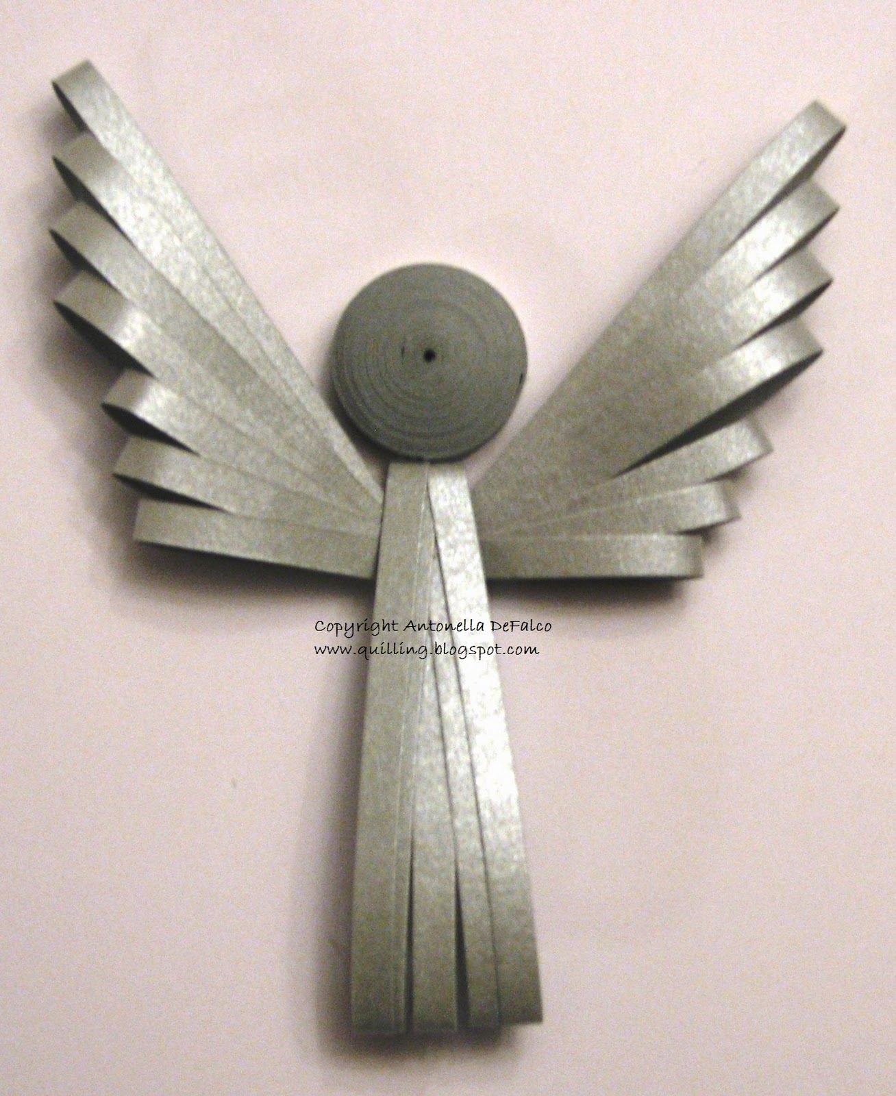 Quilling, Art and Expression: Free Quilled Angel Pattern