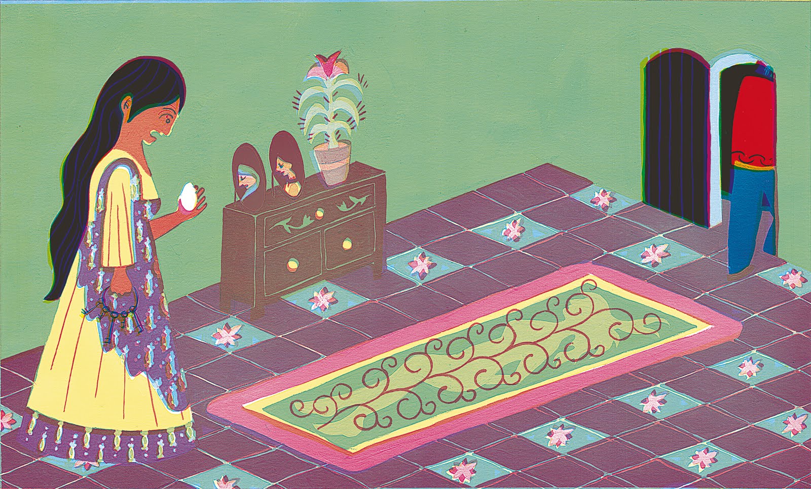 Gouacheries et compagnie: "L'oiseau d'Ourdi", illustrations pour un ...