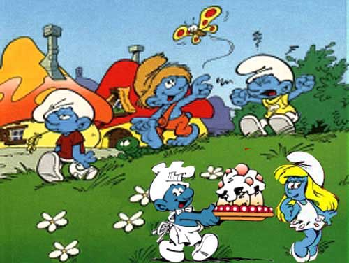 Amici-in-allegria: I puffi hanno 50 anni