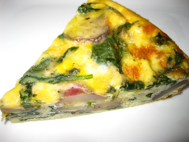 The Blueberry Files: Spinach and Potato Frittata