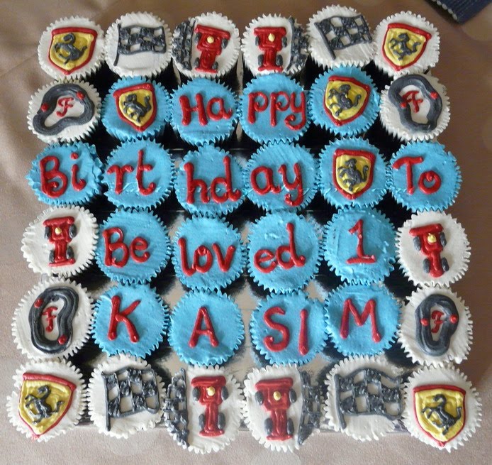 Taste On Tray: Formula One Cupcakes