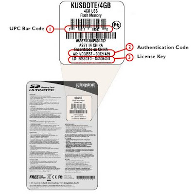 Footprint: How to validate genuine kingston products?