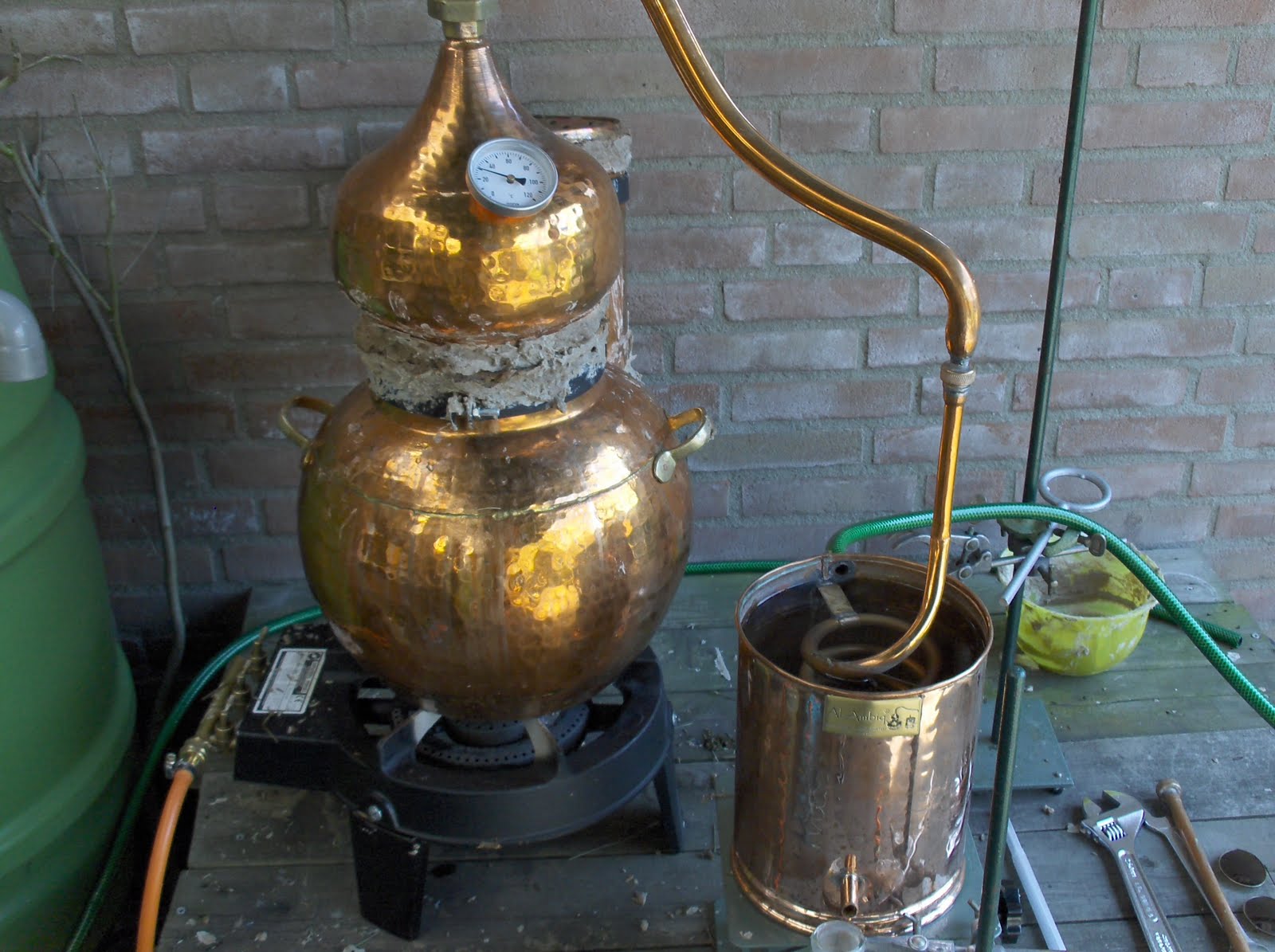 indekoperenketel: Lavendel destilleren