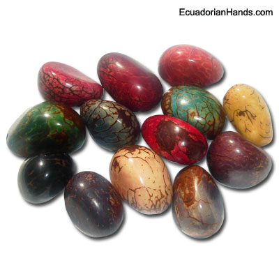 Tagua beads from EcuadorianHands