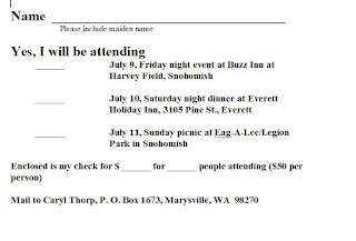 Snohomish High School Class of 1970: 40th Class Reunion Invitation and ...