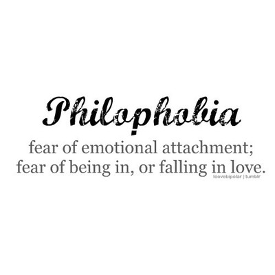 IT'S PUSPA !: PHILOPHOBIA (Fear of falling in love or being in love)