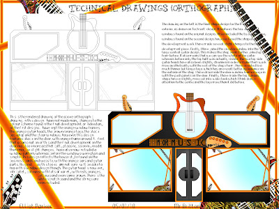 GCSE Graphics: Technical Drawings (orthographic and rendered)