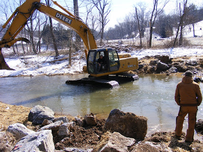 York Pistol: Stream restoration work