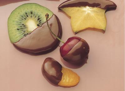 Fruta cubierta de chocolate | Cocina