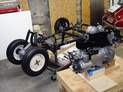 BZ's BMW Isetta 300's: Isetta - Chassis, Front & Rear Axle Reassembly