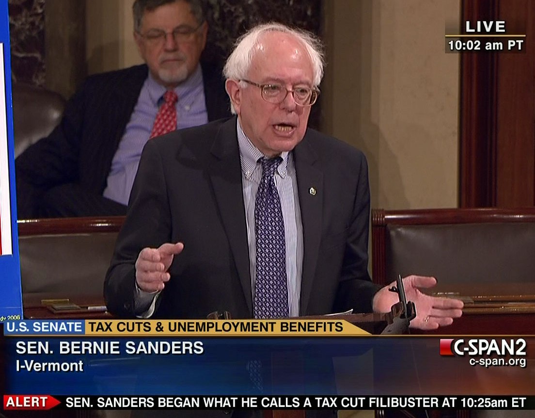 DAVID DUST: Bernie Sanders - Old-School Filibuster