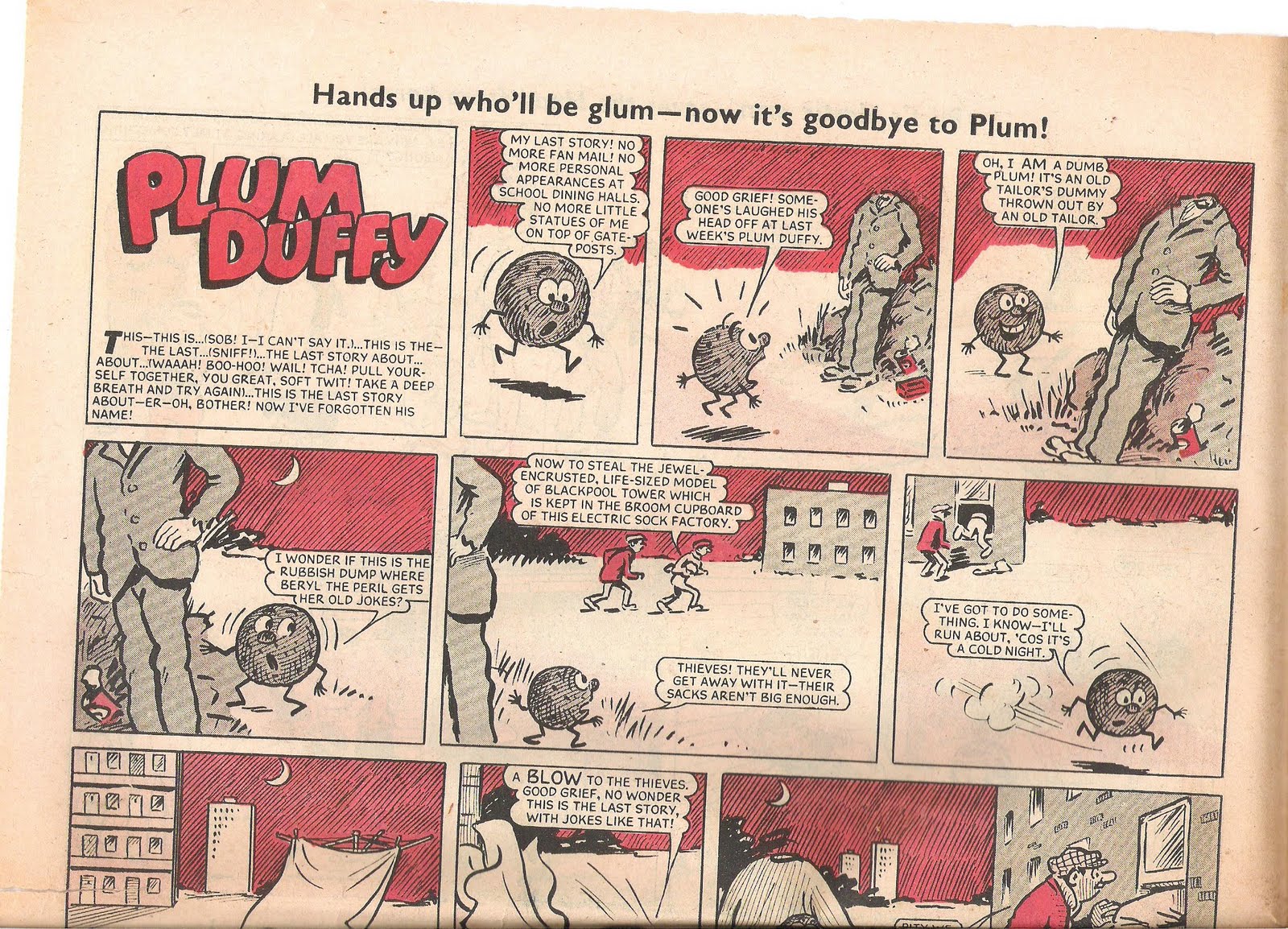 Peter Gray's Comics and Art: Plum Duffy by Brian White. A silly fun ...
