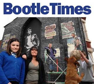.: Front cover of The Times - The Bootle Times that is