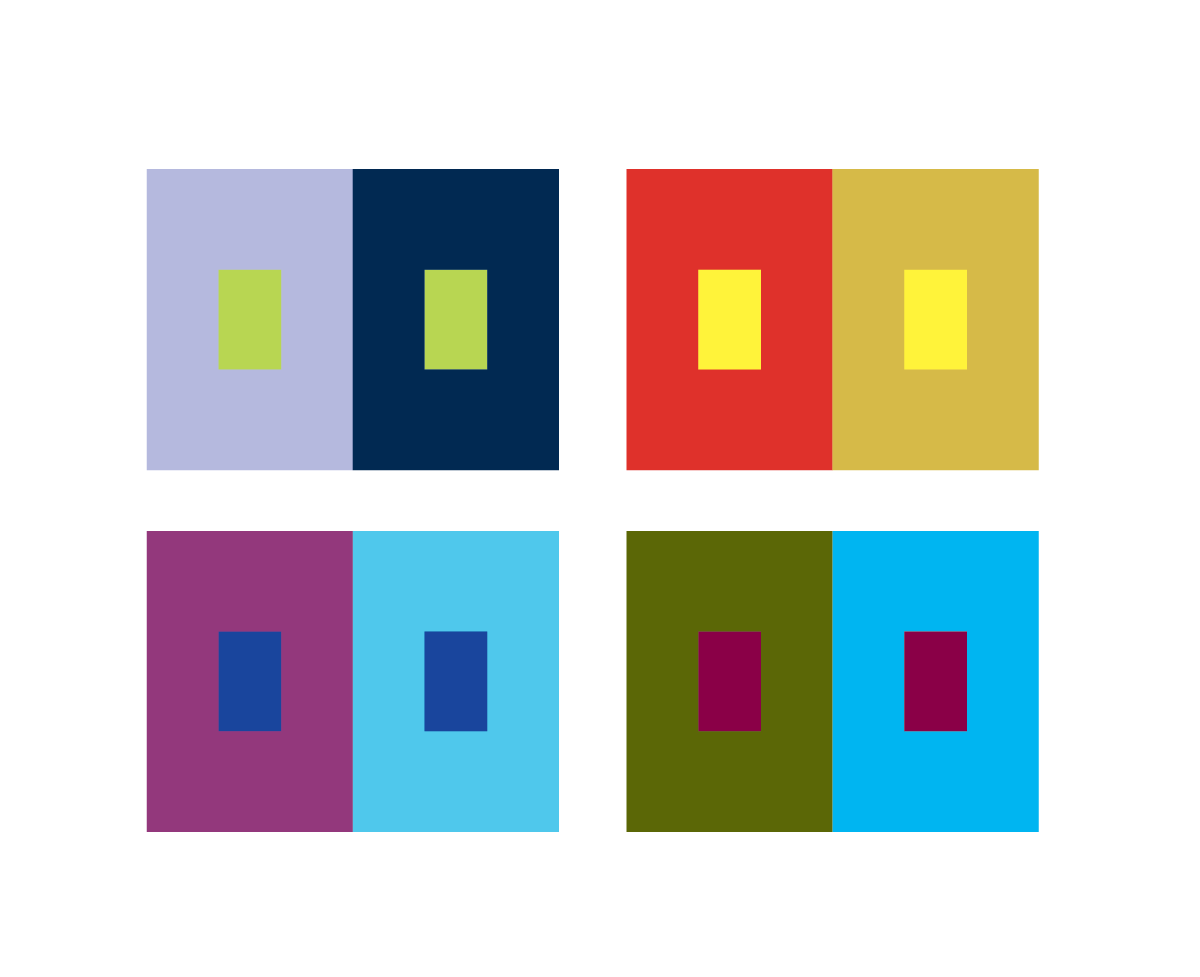 Principles of Graphic Art: Color: Ex. 1: Simultaneous Contrast