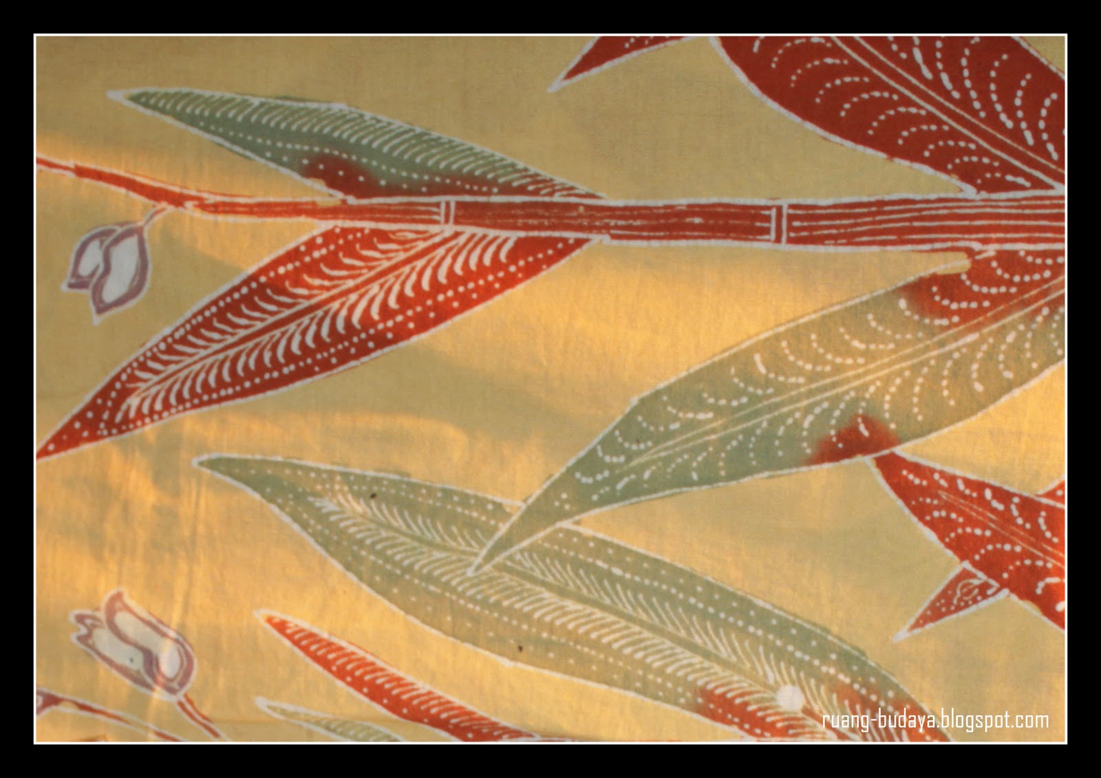 culture + visual + archives: Batik Besurek Bengkulu