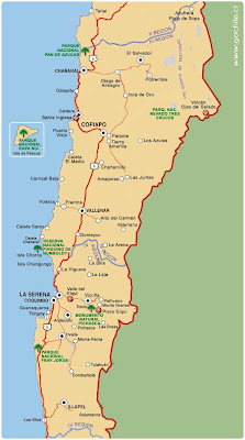 Todo sobre la Zona Norte de Chile: Mapa Norte Grande y Norte Chico