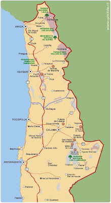 Todo sobre la Zona Norte de Chile: Mapa Norte Grande y Norte Chico