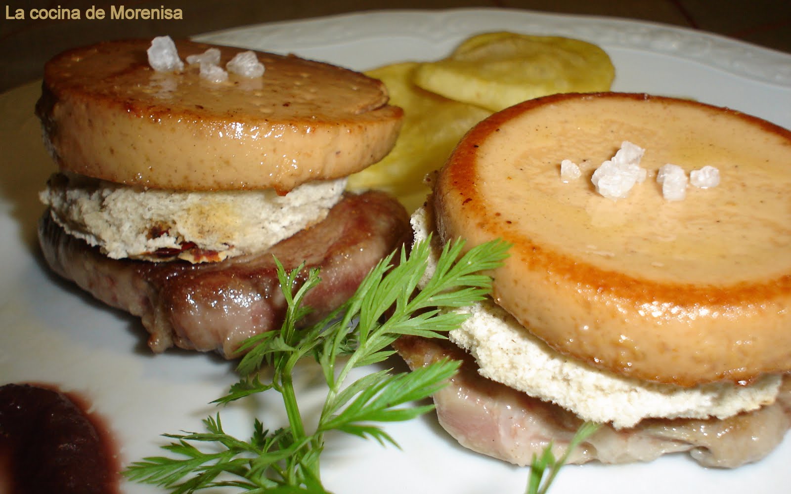 LA COCINA DE MORENISA: Solomillo con Foie de Pato y Patatas Soufflé