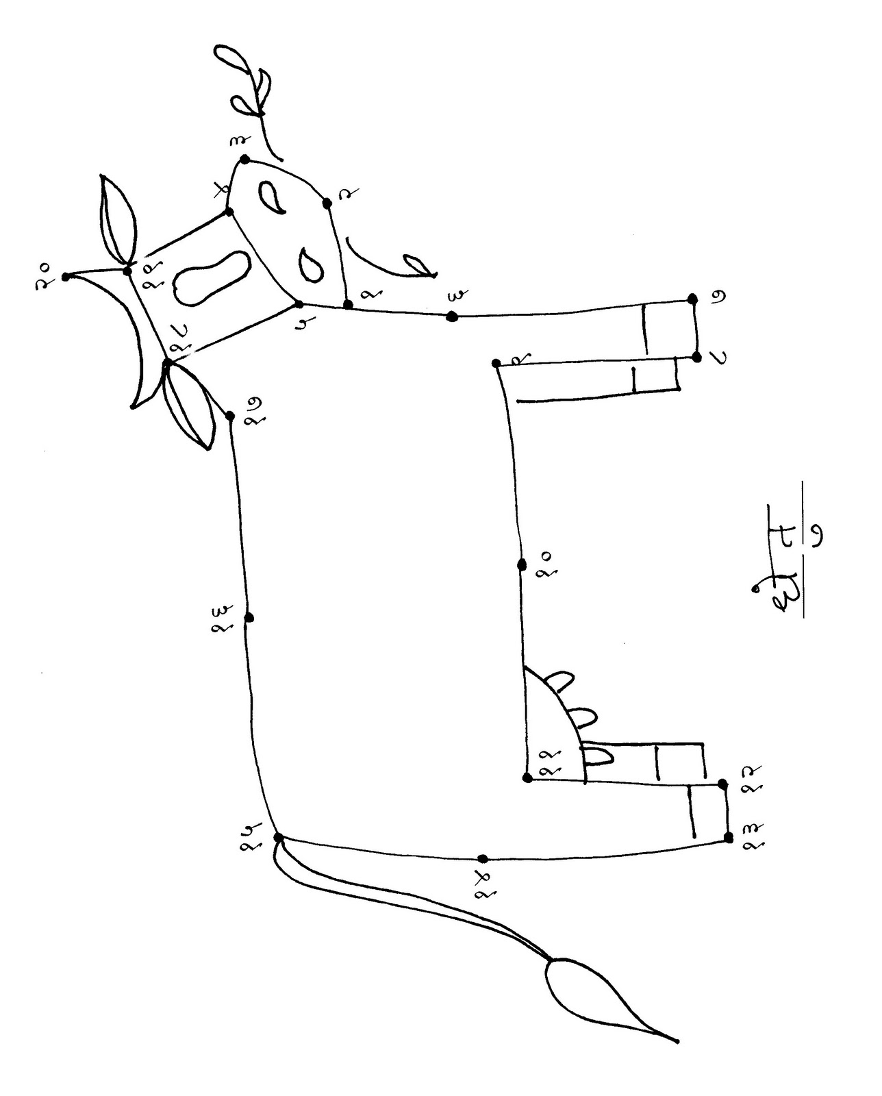 Art & Craft Projects: Connect the Dots: Cow
