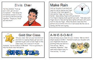 The Fairytale of a First Grade Teacher!: Classroom Cheers!