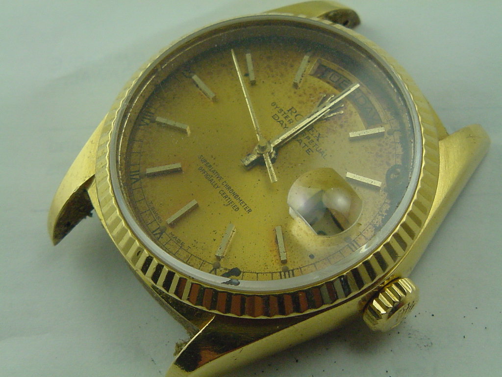 Timebuilder American Horologist: Water Damaged Rolex President With ...