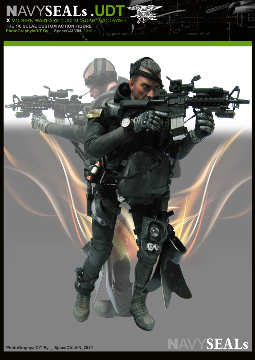 SpaceCalvin_My Space_My 1/6 Custom: 海豹_The Navy Seals_UDT_New