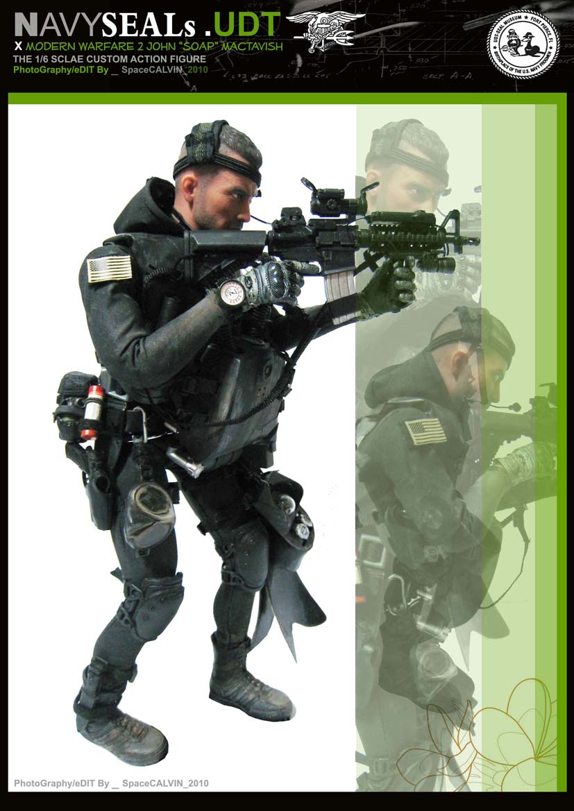 SpaceCalvin_My Space_My 1/6 Custom: 海豹_The Navy Seals_UDT_New