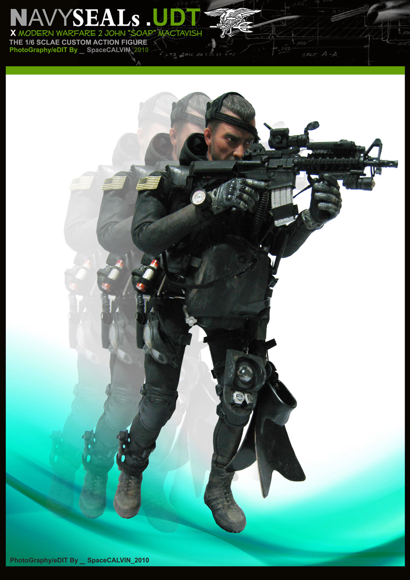 SpaceCalvin_My Space_My 1/6 Custom: 海豹_The Navy Seals_UDT_New
