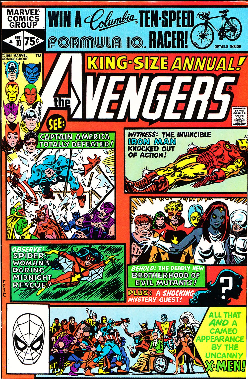 Marvel Comics of the 1980s: 1981 - Avengers Annual #10